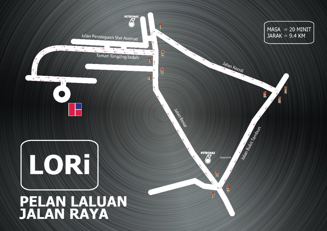 LALUAN UJIAN / 考试路线 – AKADEMI MEMANDU BERJAYA SDN. BHD.